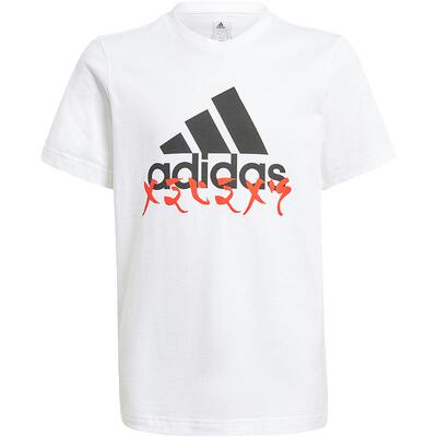 Adidas/阿迪达斯正品童装春季新款运动休闲短袖T恤 GJ6488