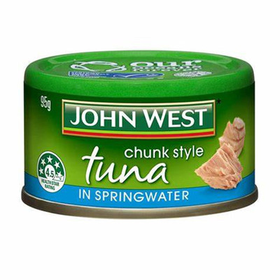 John West Tuna西部约翰 烟熏/辣味/油浸水浸吞拿鱼金枪鱼罐头95g