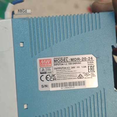 询价明纬MDR-20-24导轨电源，24V 1A，输入100-2