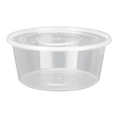 2500ml超大容量一次性餐盒圆形