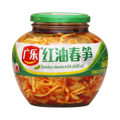 广乐红油春笋拌面下饭拌面小菜
