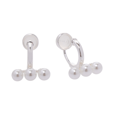 气质百搭一体式小巧珍珠耳夹