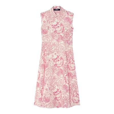 【季末优惠】VERSACE/范思哲 Underwater Barocco迷笛衬衫连衣裙