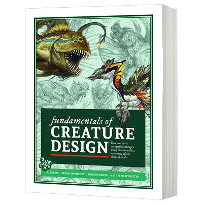 初学者生物设计指南 英文原版 Beginner’s Guide to Creature Design 角色设计 英文版进口原版英语书籍