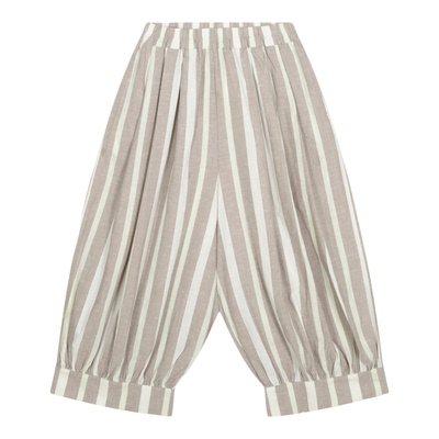 BUCH WEAR休闲裤女2026春季新款随性条纹松弛棉质灯笼裤642259