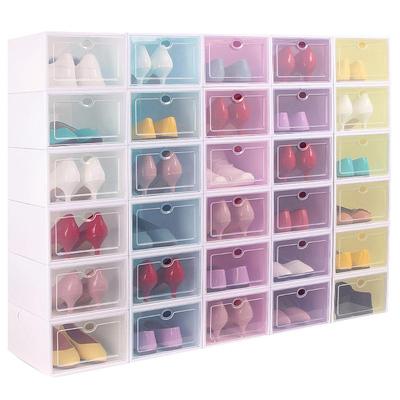 抽屉式鞋盒抽屉收纳盒拿取鞋方便