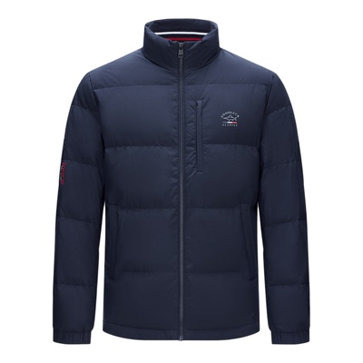 德鲨冬季短款立领轻薄羽绒服外套