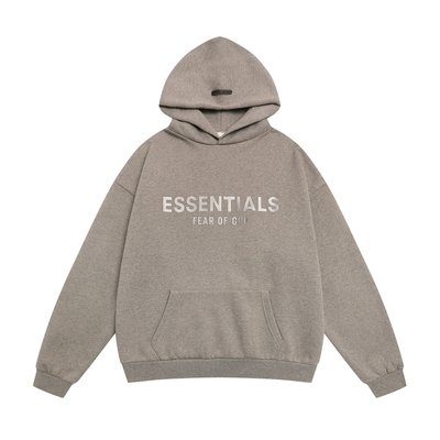 ESSENTIALS加绒宽松压胶连帽卫衣