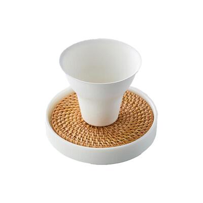 一次性纸浆手握栗子杯冰淇淋杯子
