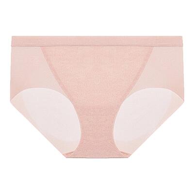 3条179元|爱慕25夏新品织锦内裤女棉质底裆净痕腿围中腰平角裤