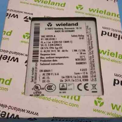 议价全新原装wieland威琅SNZ 4052K-A控制器R1.