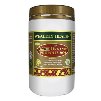 wealthyhealth黑蜂胶胶囊原装