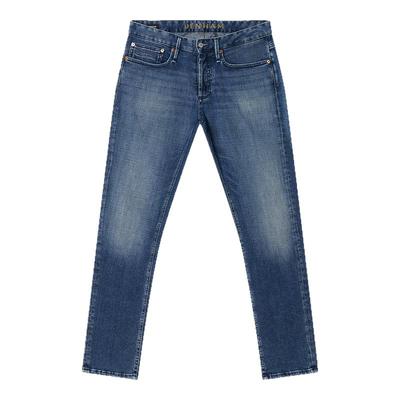 DENHAM男士修身微锥牛仔裤蓝色