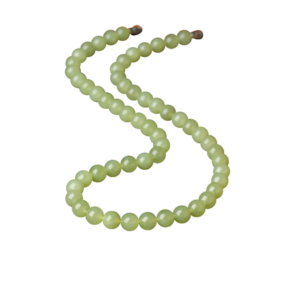 亲宝水晶老料黄口料和田玉项链