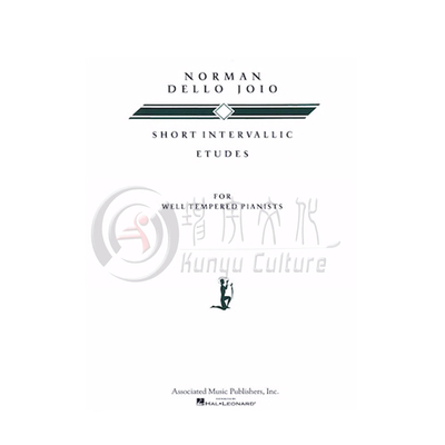 短小练习曲集 诺曼 德洛 乔约 钢琴独奏谱 海伦德原版乐谱书 Norman Dello Joio Short Intervallic Etudes HL50488940