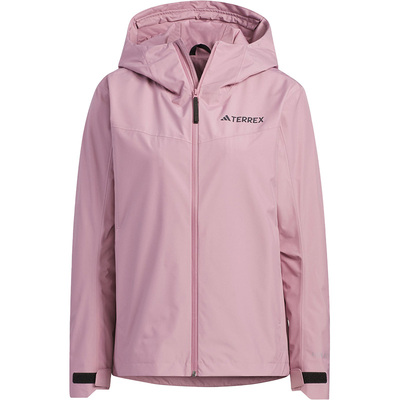 Adidas/阿迪达斯官方正品当季新款女子户外连帽冲锋衣IL8905