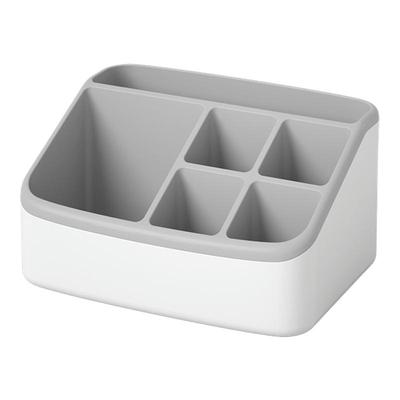 美杰雅桌面盒带盖分格文具储物