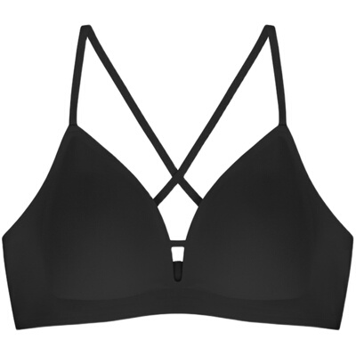 夏季镂空交叉美背无钢圈无痕内衣