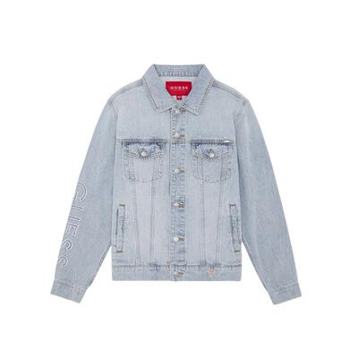 GUESS男士百搭日常水洗牛仔夹克外套-X5PN06D51V0