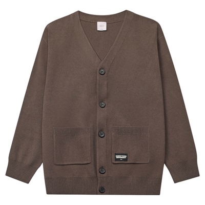 GWIT美式休闲美拉德开衫毛衣