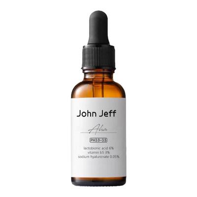 John Jeff6%乳糖酸精华丰盈肌肤强韧屏障补水保湿修护干皮薄皮