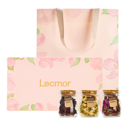 【自营】Lecmor花草茶礼盒33g三种口味组合茶泡水喝礼物送礼闺蜜