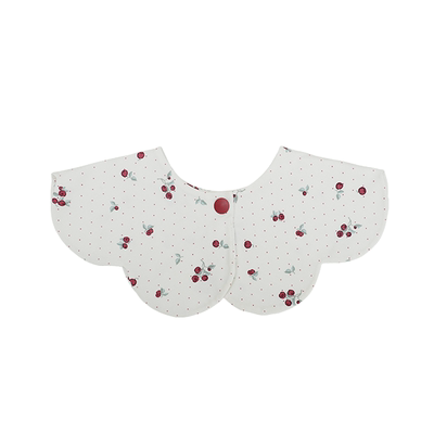 爱舒屋宝宝速干花瓣红色口水巾