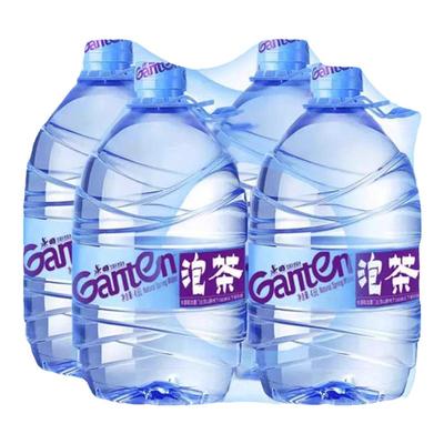 景田饮用天然泉水4.6L*4桶