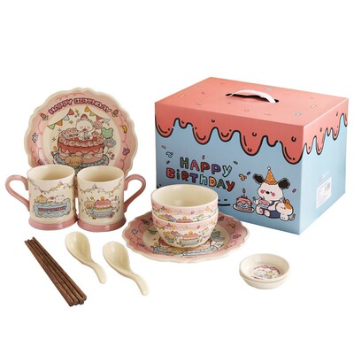 JOJO'SLIFEPD圣诞陶瓷餐具套装