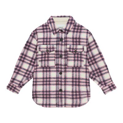 MARANT ETOILE HAVEN法式格纹大衣外套女