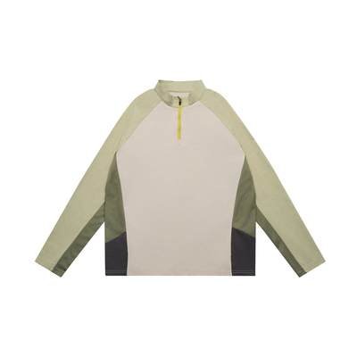 NBN户外运动半开领春夏长袖T恤