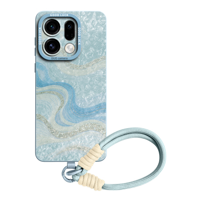 适用oppofindx9！带手绳硅胶壳