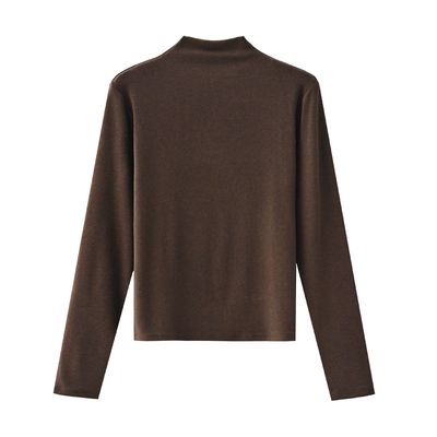 SEAWHEN海维恩半高领纯色打底衫