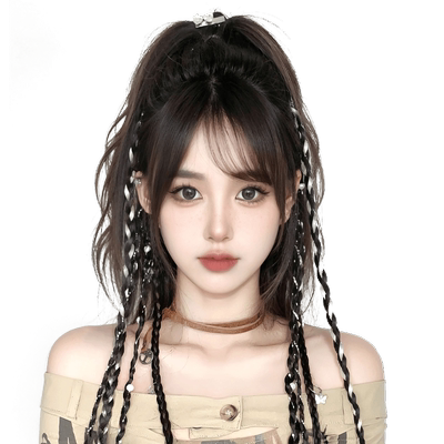 君知否甜酷辣妹环扣脏辫