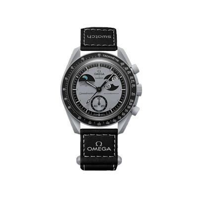 【自营】欧米茄/OMEGA 斯·沃琪SWATCH联名款新地球SO33M700灰盘