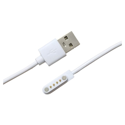 岭雁科技LYK20儿童电话手表原装磁吸式充电器线USB数据电源线4点