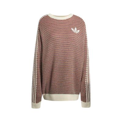 Adidas阿迪达斯三叶草男装女装2026春季新款休闲圆领套头衫KQ6291