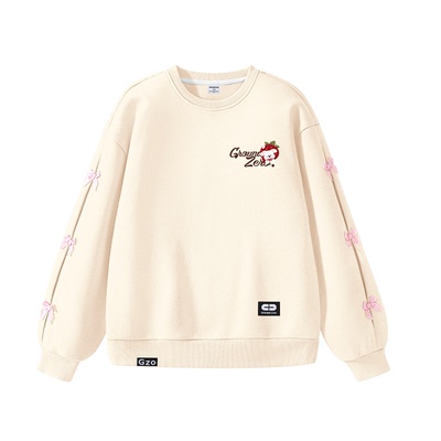 itGROUNDZERO女童蝴蝶结卫衣