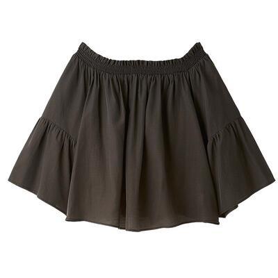 Mila Owen26春夏新品时尚优雅露肩透视纯色一字领上衣09WFT262065