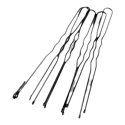 他她黑色U型夹盘发插针发簪发夹