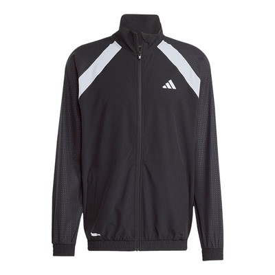 Adidas/阿迪达斯正品CLIMACOOL男士立领梭织拼接运动外套JV6950