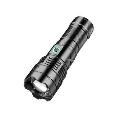 超亮可变焦聚光远射强光手电筒