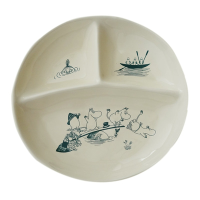 MOOMIN姆明正版授权陶瓷分格盘
