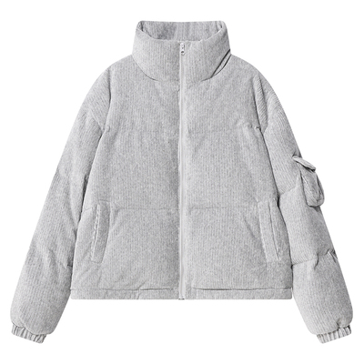 COVERINS高密丝绒立领羽绒服女短款保暖鸭绒冬季CC34508350