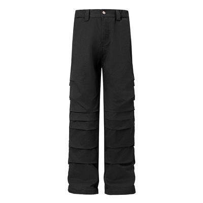 褶皱立体cleanfit机能冲锋裤