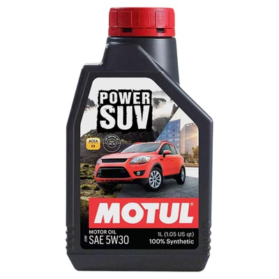 摩特MOTUL Power SUV专用油 5W30/5W40全合成发动机润滑油正品 1L