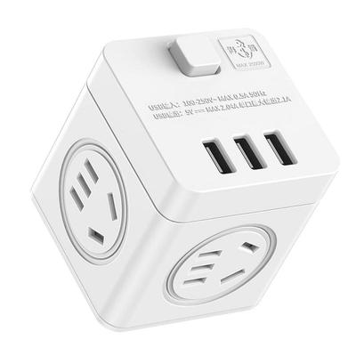 多功能魔方插座扩展转换器带usb