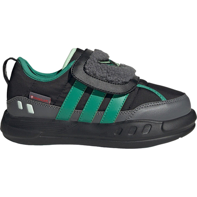 Adidas/阿迪达斯正品PUFFY SKIPPER小童日常魔术贴休闲鞋KJ3899