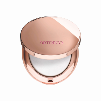 玫瑰金限量款雅蔻清透蜜粉饼