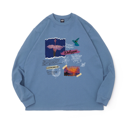 2025秋季花屿幻梦长袖印花T恤